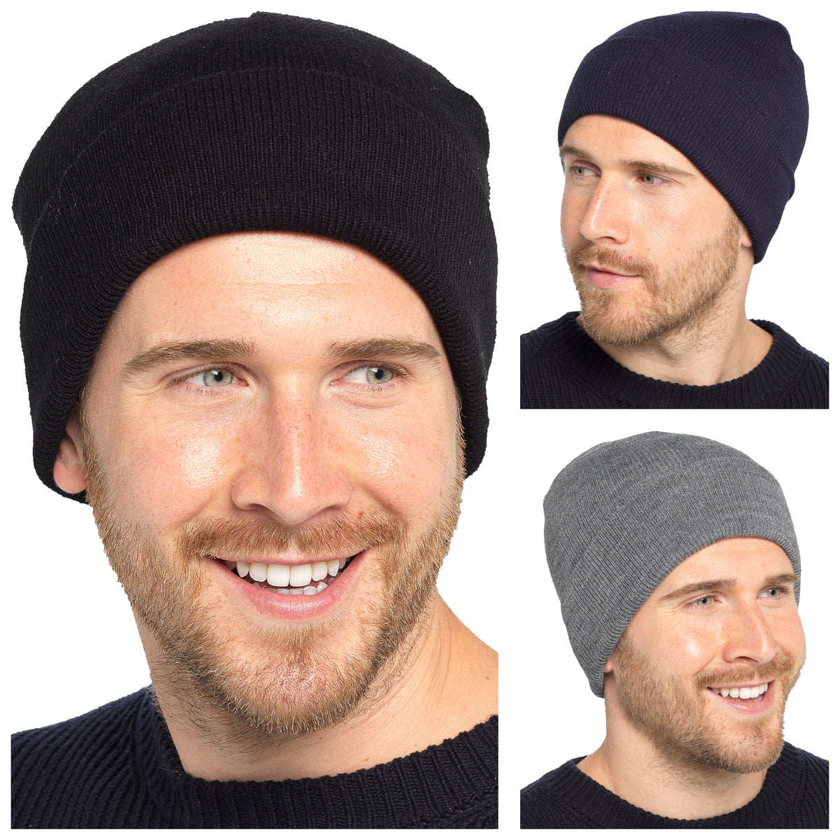 Tom Franks Knitted Hat With Turn Up | ButtonFresh.co.uk
