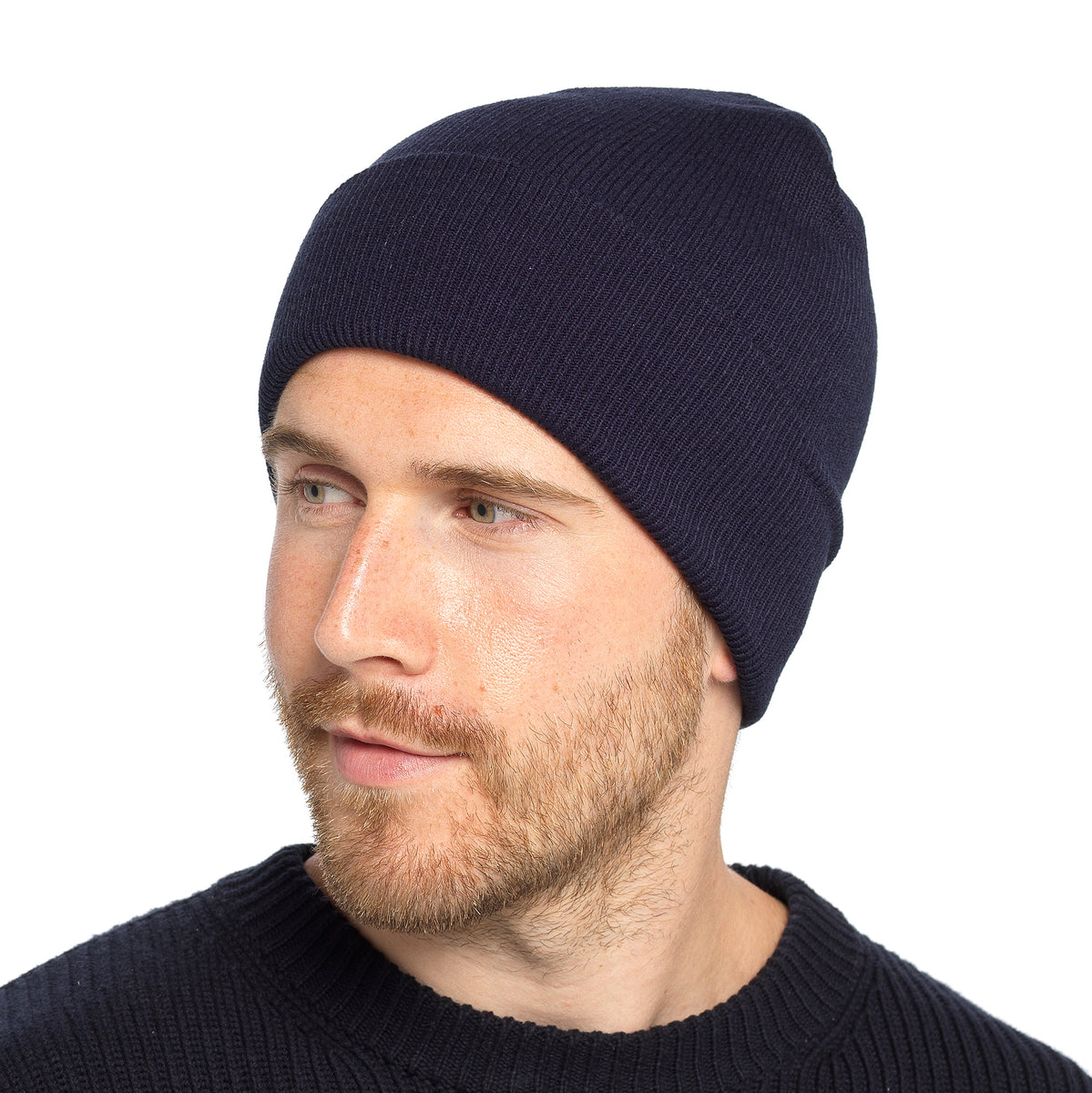 Tom Franks Knitted Hat With Turn Up | ButtonFresh.co.uk